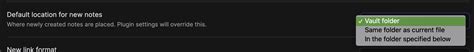a problem of creating notes when i selected a existing folder