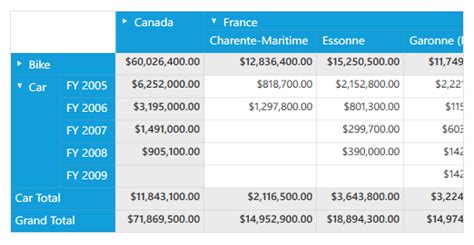 wpf pivot grid control pivot table syncfusion