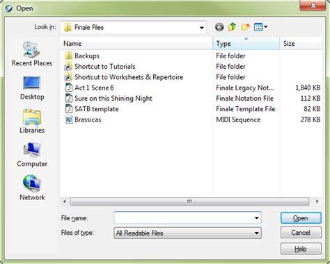 open save file dialog box