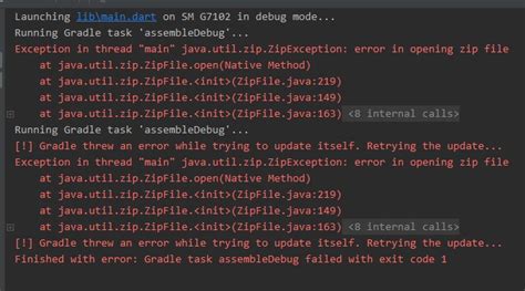 java util zip zipexception error in opening zip file