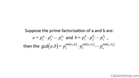 greatest common divisor w 13 step by step examples