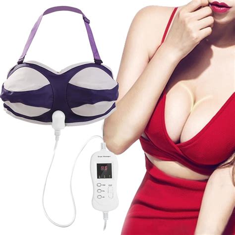 Lhcer Electric Breast Massager Far Infrared Heating Chest Enlargement