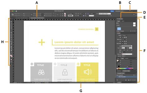 workspace basics in indesign