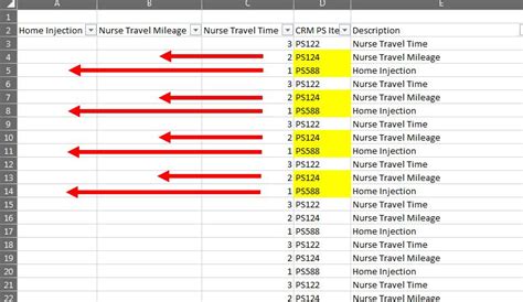 excel move data from cell based off of criteria from