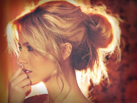 Wallpaper Face Sunlight Women Model Blonde Long Hair Love Red