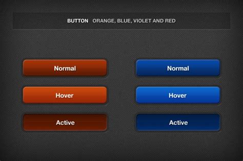 embossed and glossy buttons ~ web elements ~ creative market