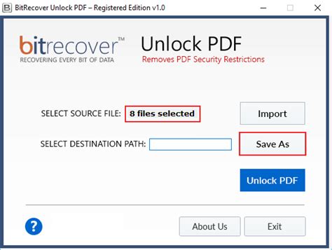 unlock pdf wizard to remove pdf password security