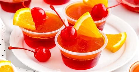 Tequila Sunrise Jello Shots Princess Pinky Girl