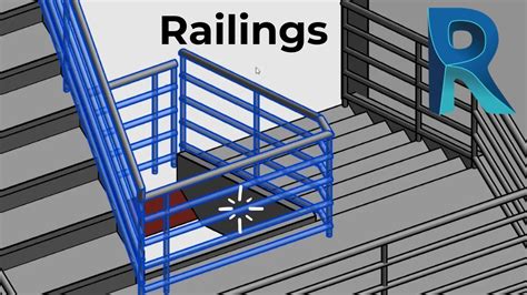 revit how to model railings youtube