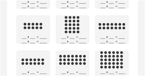 basic multiplication worksheet with rows and columns of