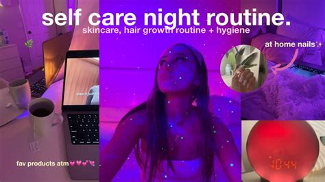 My Self Care Night Routine Skincare Hair Growth Routine At Home
