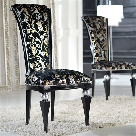 High Back Wooden Dining Chairs Six High Back Dining Chairs