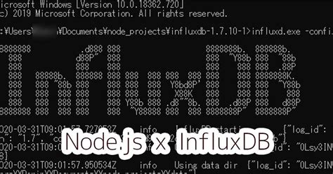 時系列dbに約定や板情報を記録したい node js x influxdb 謎の技術研究部
