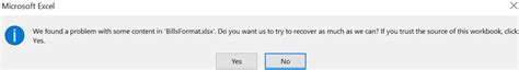excel recovery error after running python script stack