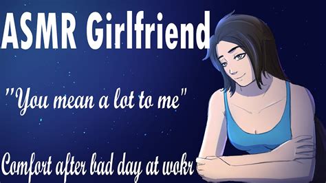 Asmr Girlfriend Comforts You💜 Cuddles Whispers Roleplay Youtube