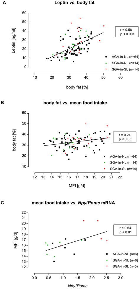 Correlation Analyses Relation Between Plasma Levels Of Leptin And