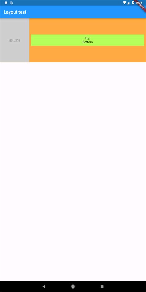 flutter how to fill vertical space in nested column in listview