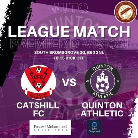 Quinton Athletic On Twitter We Are Back At It This Week With A League