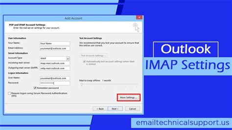how to access gmail and yahoo mail using outlook imap settings