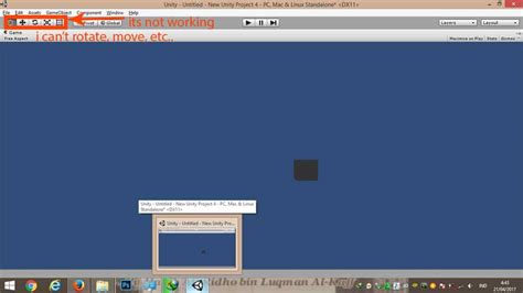 unity3d i can t move rotate scale gameobject in unity editor itecnote