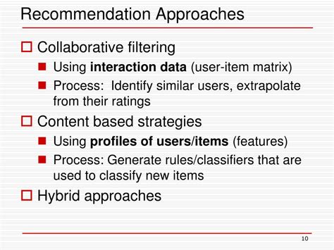 ppt data mining algorithms for recommendation systems powerpoint