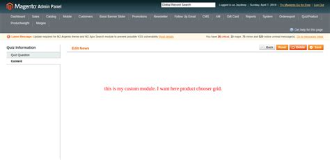 i want to add product chooser in my custom admin modulehow