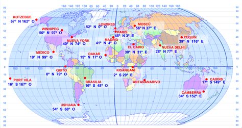 Mapa Mundial De Coordenadas Geograficas My Xxx Hot Girl