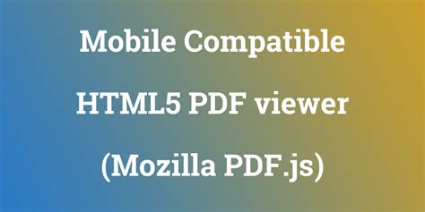 37 pdf viewer javascript html5 javascript nerd answer