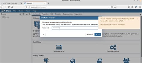how to install postgresql with pgadmin4 on linux mint 20