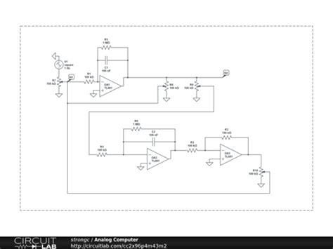 analog computer circuitlab