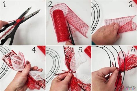 How To Make A Mesh Wreath Diy Dollar Tree Wreath Tutorial