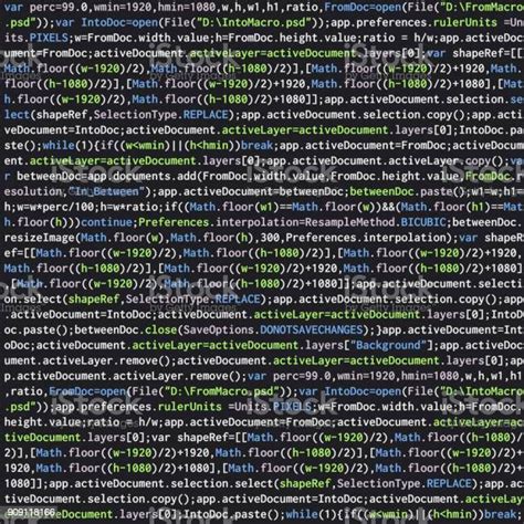 javascript program code programming script vector background stock