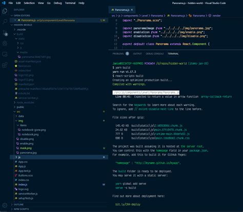 reactjs create react app build folder missing files stack overflow