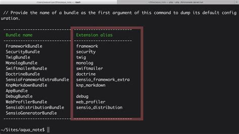 config yml control center for services symfony 3 fundamentals