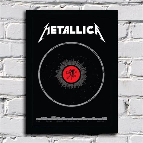Quadro Metallica Item De Decoração Moldposter Nunca Usado 1961159