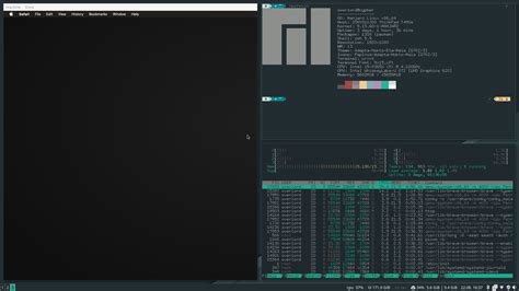 [i3 gaps] manjaro i3 is running macos in docker lmao right now r