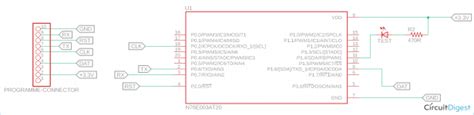 pwm signal on nuvoton n76e003 microcontroller led dimming using duty