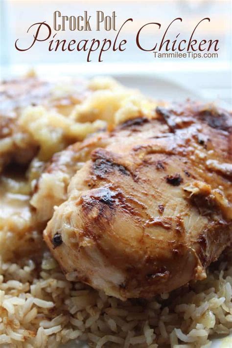 Crock Pot Pineapple Chicken Recipe Sometimes Known As Crock Pot