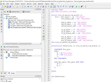 the answer is 42 using components in vhdl