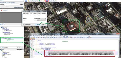 coordinate system how to get an area latlong geometry