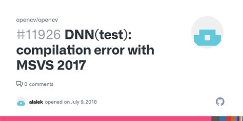 dnn test compilation error with msvs 2017 · issue 11926 · opencv