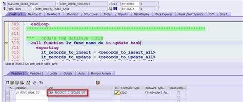 how to find update function module which is called dynamically sap blogs