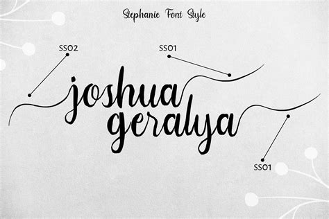 stephanie script font 472437 calligraphy font bundles