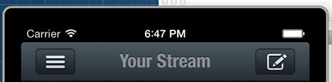 uibarbuttonitem with custom view not properly aligned on ios 7 when