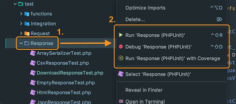 how to run tests in phpstorm matthew setter