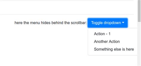 dropdown menu hides behind scrollbar · issue 3698 · ng bootstrap ng