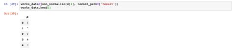 python json normalize gives character by character result stack