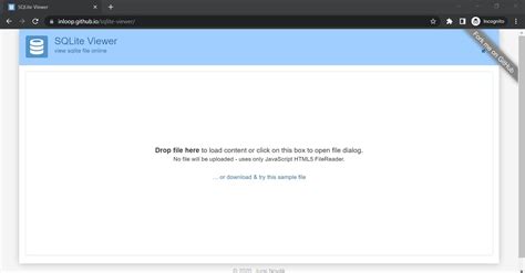 how to open and read sqlite file