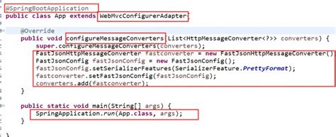 using fastjson to parse json data in spring boot