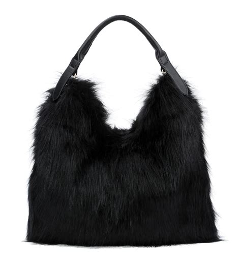 Fur Handbag Black Tote Bag Get One Of The Hottest Styles Of The Season